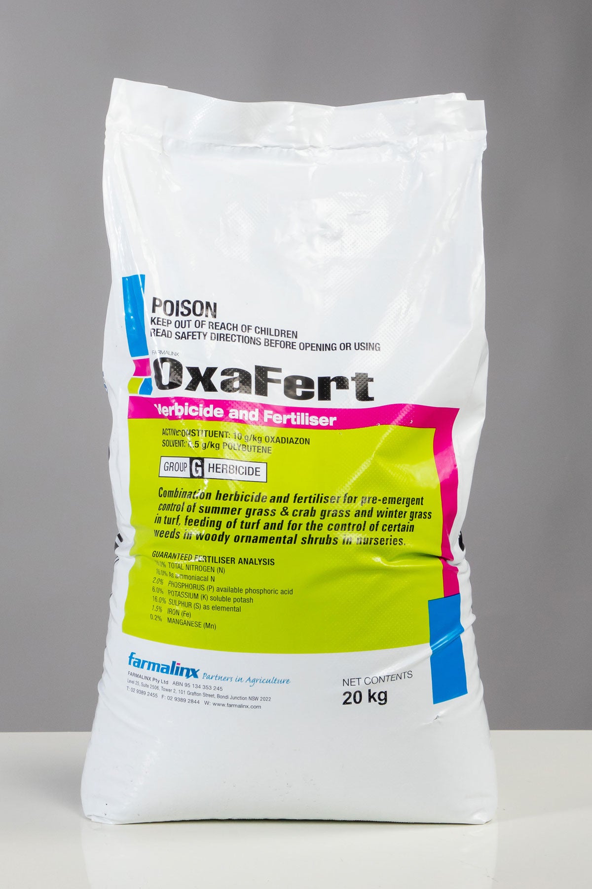 Oxafert 20kg | Fertiliser | Herbicide | LawnPride Australia – Lawnpride ...